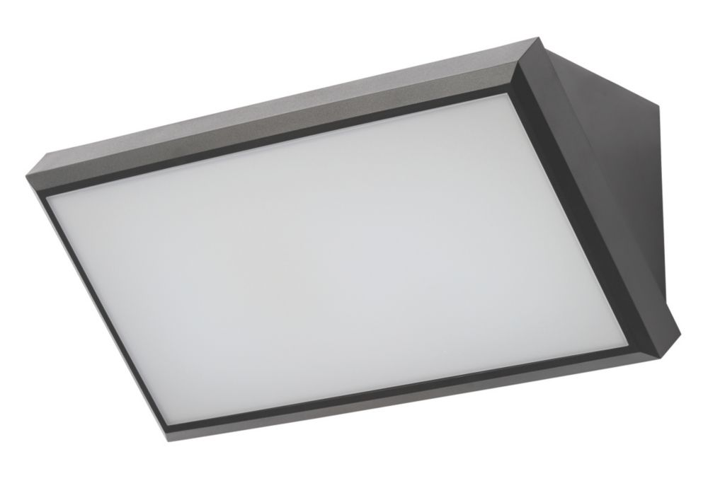 Coast Derby Outdoor LED Wall Light With Photocell Sensor Black 12W ...