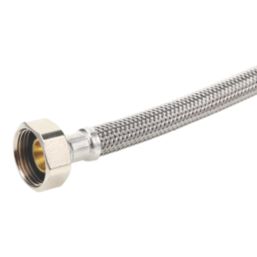 Essentials Flexible Tap Connector with Isolating Valve 15mm x 3/4 x ...
