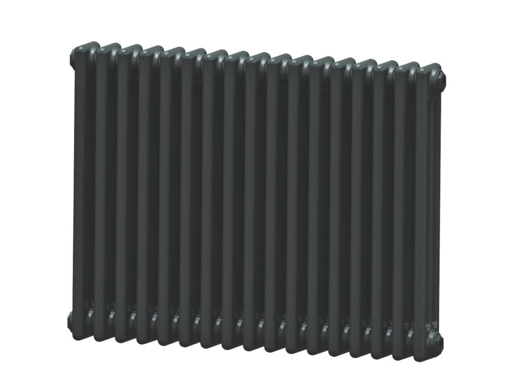 Acova 600mm x 812mm 3532BTU Volcanic Horizontal 3 Column Radiator ...