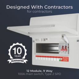British General CF12MS9-01 9-Module 9-Way Part-Populated High Integrity ...