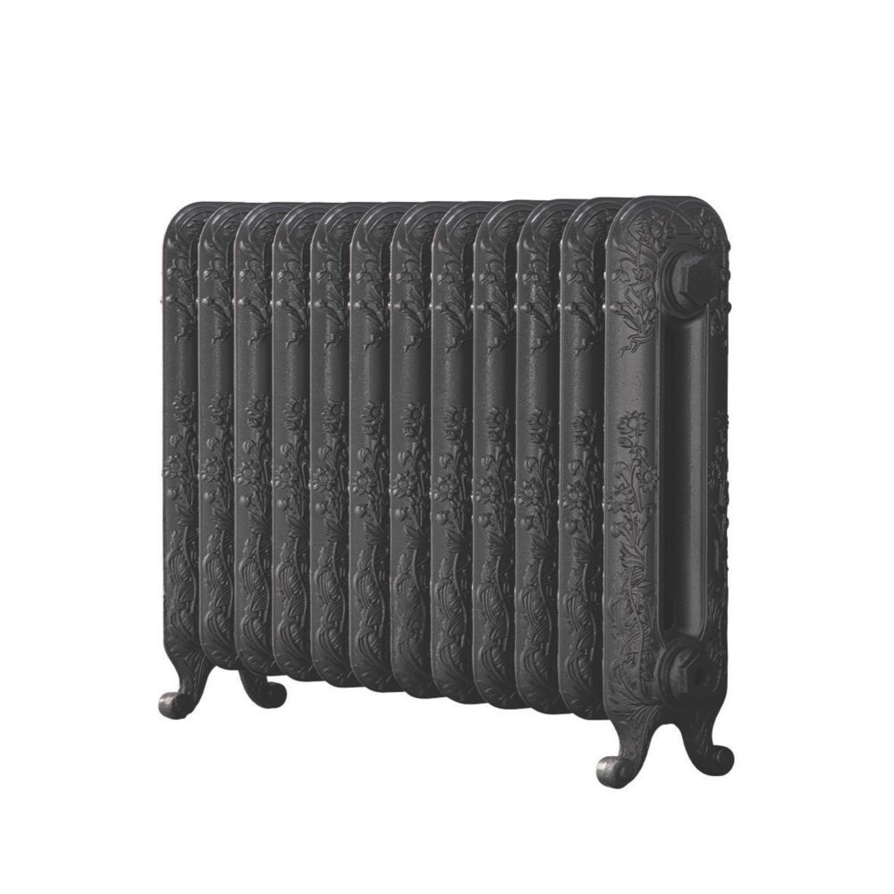 Arroll 597mm x 814mm 3108BTU Cast Grey Cast Iron 2 Column Radiator ...