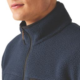 Regatta Frankie Men's Borg Fleece Fleece Navy Large 41.5" Chest - Screwfix