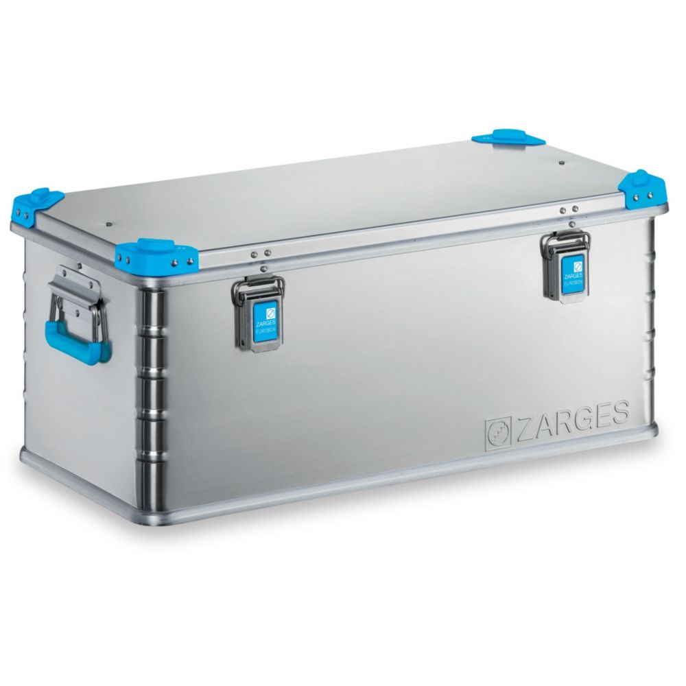 Zarges 81Ltr 400mm x 800mm x 340mm Silver Storage Box - Screwfix