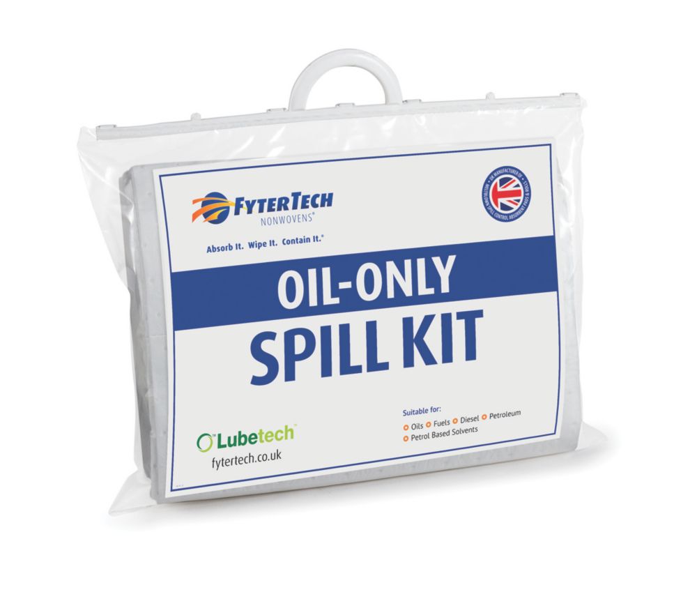 Lubetech 15Ltr Oil Spill Kit - Screwfix