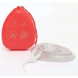 Wallace Cameron CPR Blue Dot Pocket Face Mask - Screwfix