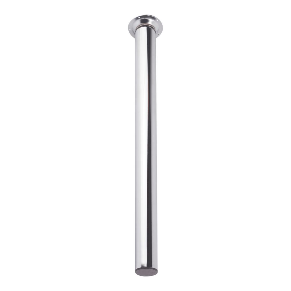 Essentials Furniture Leg Silver 700-1100mm - Screwfix