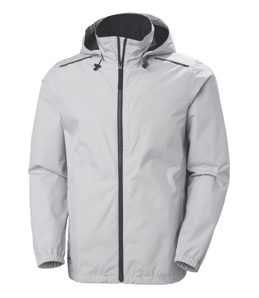 Helly Hansen Manchester 2.0 Shell Jacket Grey 2X Large 49" Chest - Screwfix