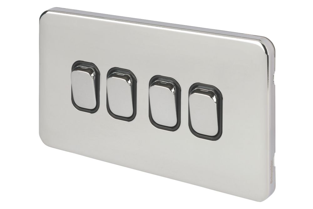 4 Gang Light Switches | Switches & Sockets | Screwfix.com