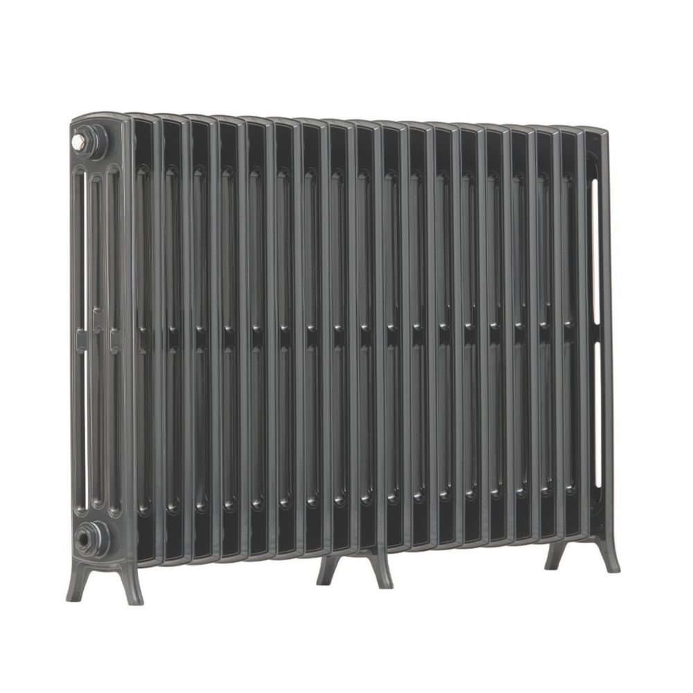 Arroll Edwardian 750mm x 1142mm 5569BTU Anthracite Horizontal Designer ...
