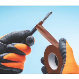 Pro-Fix Insulation Tape Brown 33m x 19mm - Screwfix