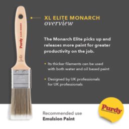 Purdy Monarch Elite Paint Brush 1 1/2" - Screwfix