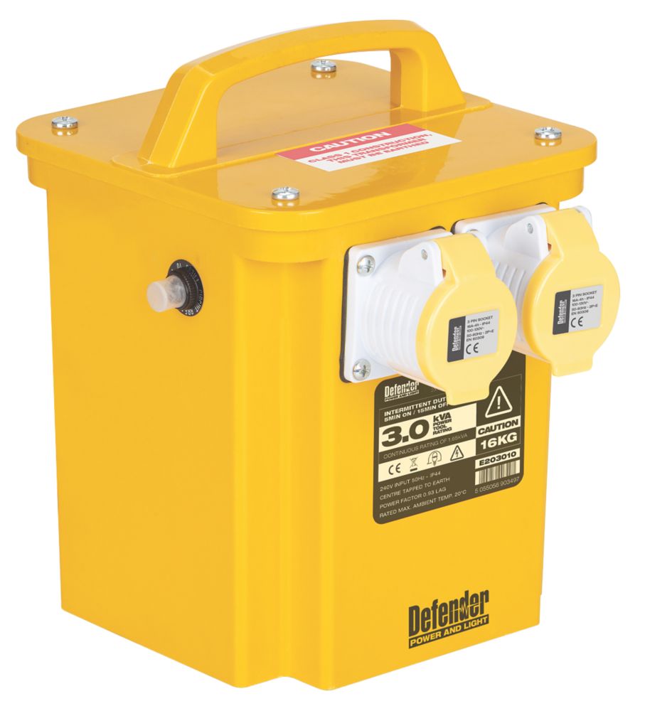 Defender 3000VA Intermittent Transformer Distribution Kit 240V/110V ...