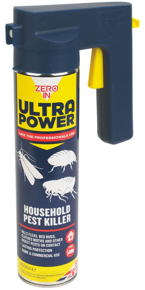 Zero In Ultra Power Insect Pest Killer 600ml - Screwfix