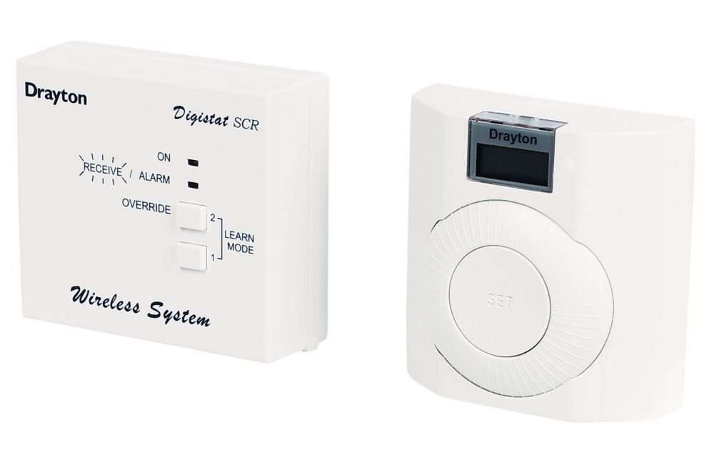 Drayton Digistat 1-Channel Wireless +RF Room Thermostat - Screwfix