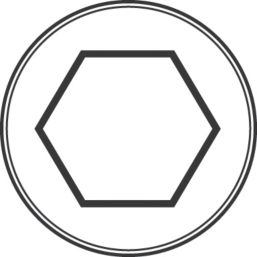 Rawlplug Universal FFI Hex Frame Fixings 10mm x 140mm 25 Pack - Screwfix