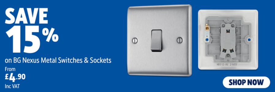 Switches & Sockets | Wiring Accessories | Screwfix