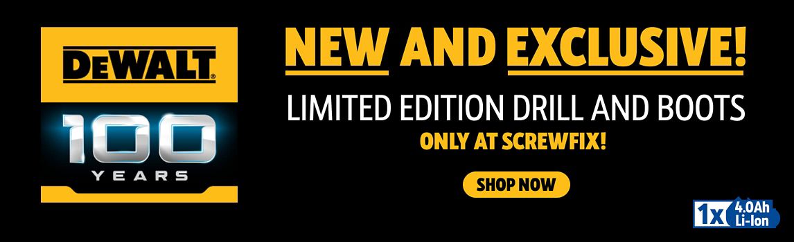DeWalt 100 Years | Screwfix