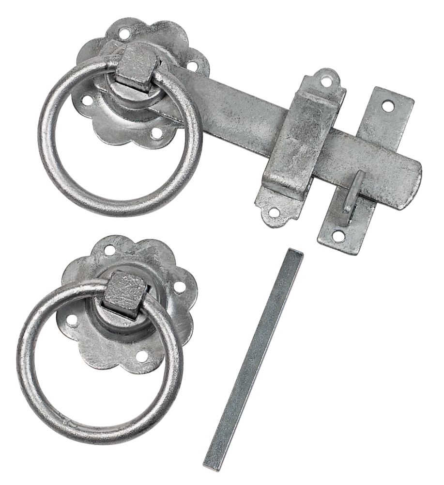 Galvanised Garden Gate Ring Latch | Fasci Garden