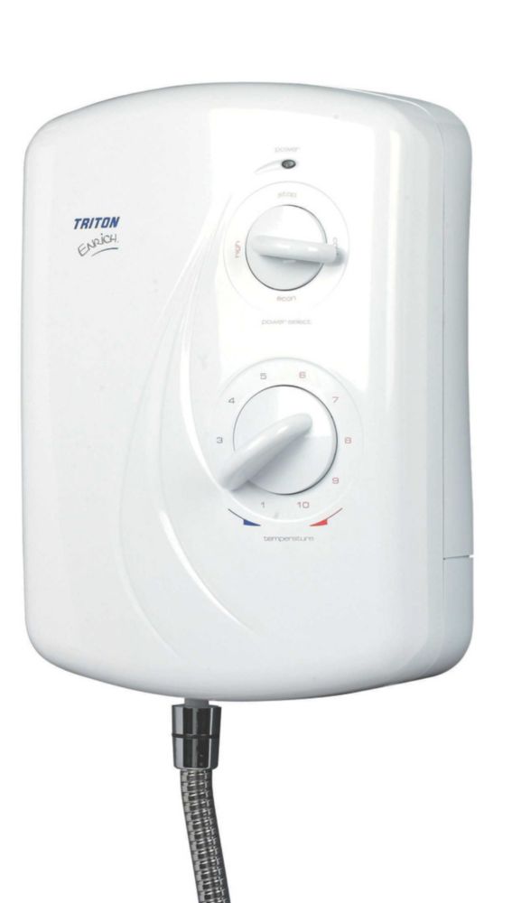 The Ultimate Triton Enrich White 9 5kw Manual Electric Shower Reviews